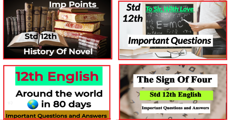 Std.12 | English | All Novels | All In One Click - English With PK99